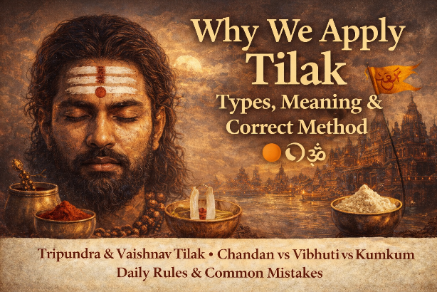 Why We Apply Tilak: Meaning, Types (Tripundra & Vaishnav) & Correct ...